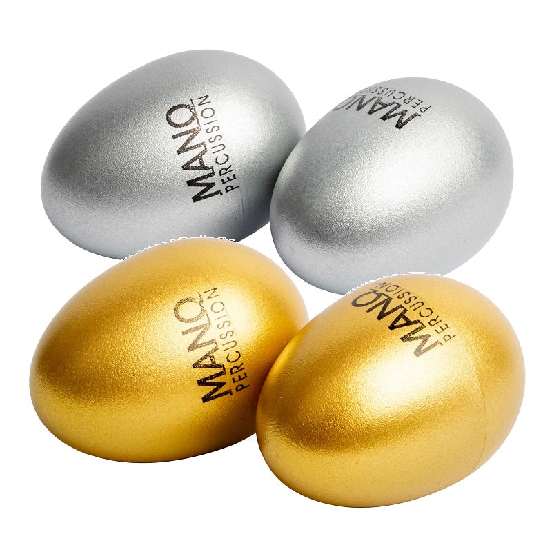 Mano Percussion Metallic Egg Shakers Pair — Engadine Music