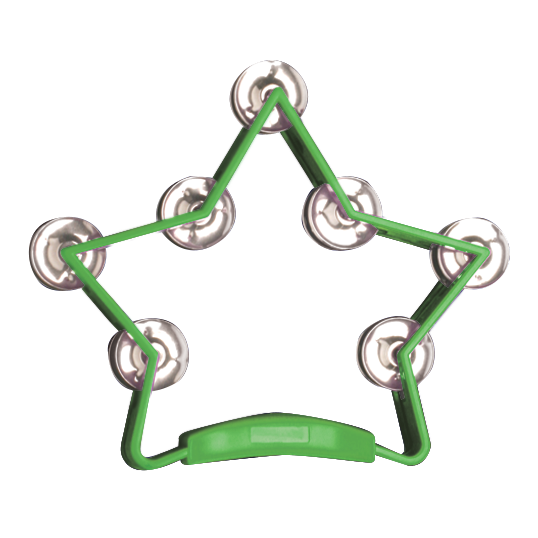 Mano Percussion Star-shaped Tambourine - Various Colours — Engadine Music