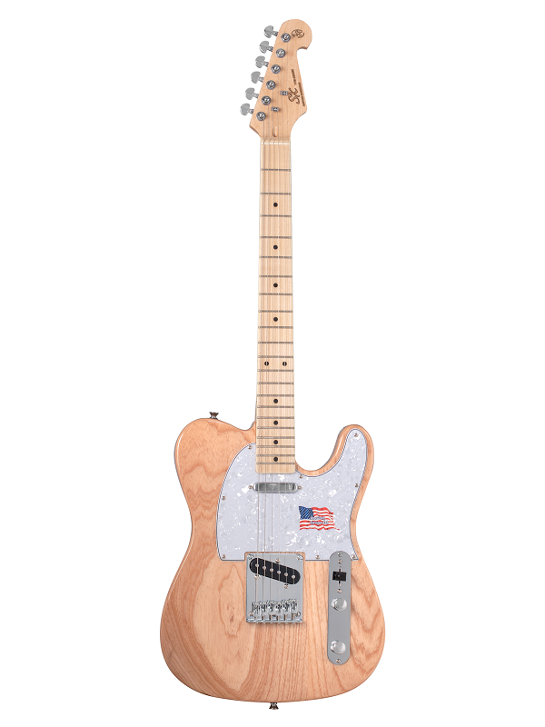 SX American Ash Telecaster Electric Guitar — Engadine Music